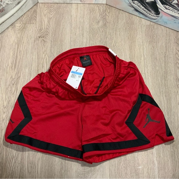 Jordan | Shorts | Nike Air Jordan Heritage Diamond Shorts Gym Red Black ...